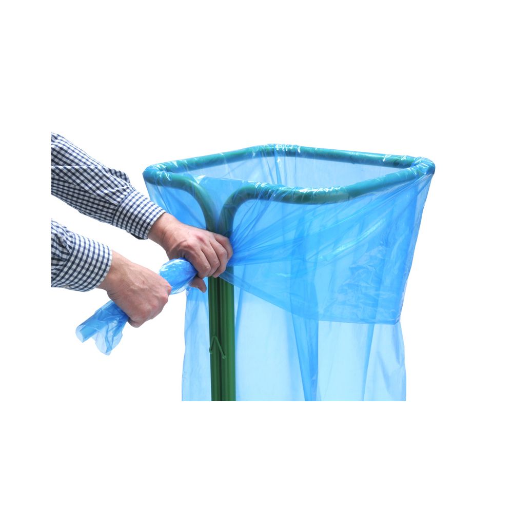 Zelfklemmende Zakhouder 1000 ltr - groen - Afvalbakdirect.nl
