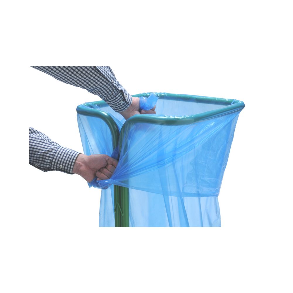 Zelfklemmende Zakhouder 1000 ltr - groen - Afvalbakdirect.nl